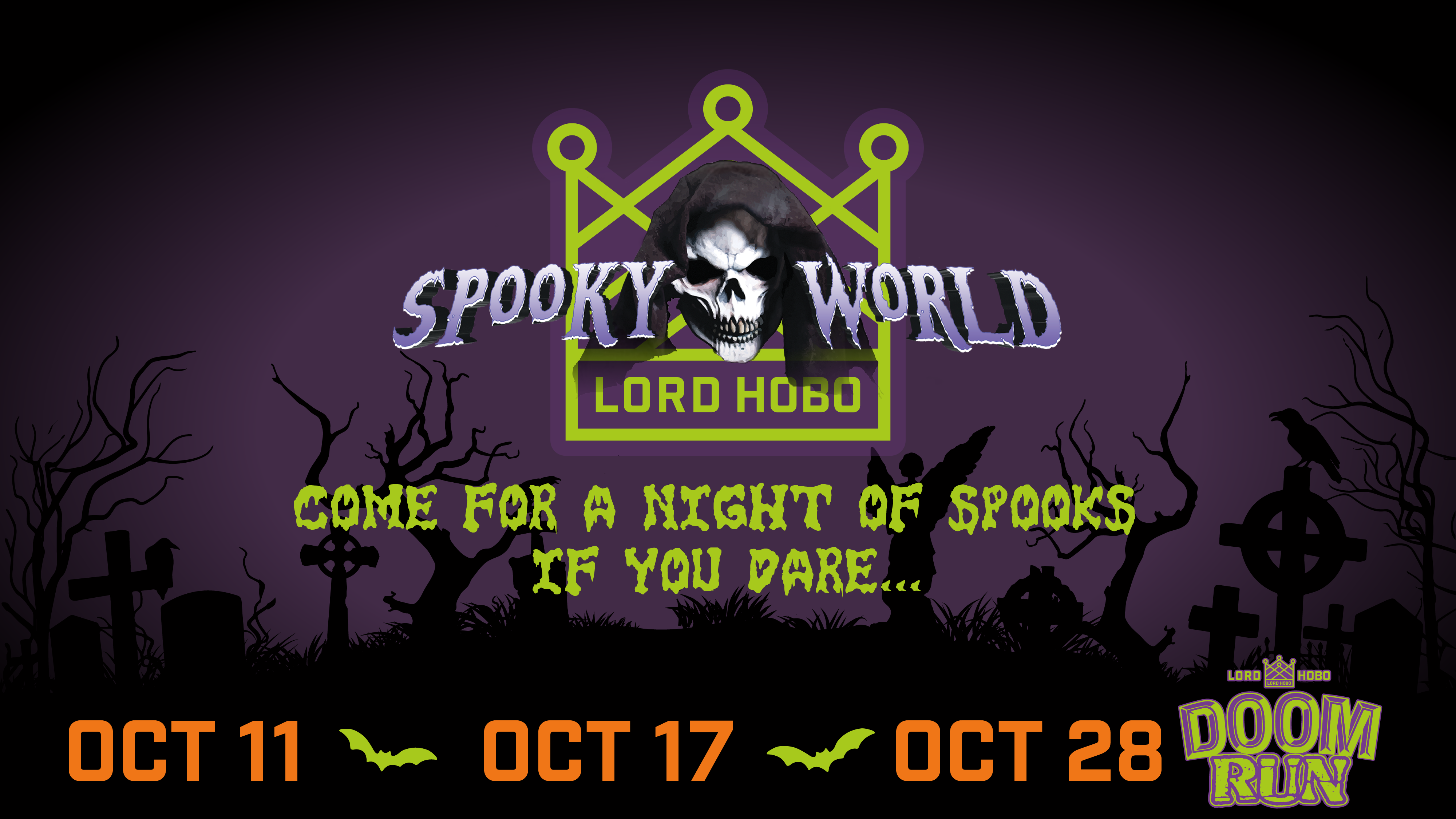 Spooky World X Lord Hobo Night - Lord Hobo Woburn