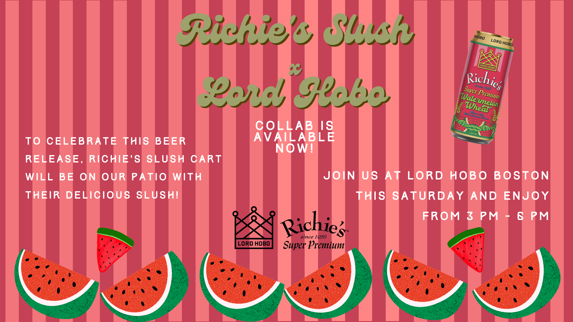 Richie's Slush Cart - 5/25/23 - Lord Hobo Boston